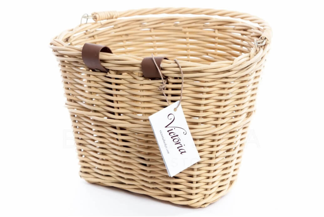 Wicker Bike Basket Victoria Wicker with handle | Accessories | Baskets ...