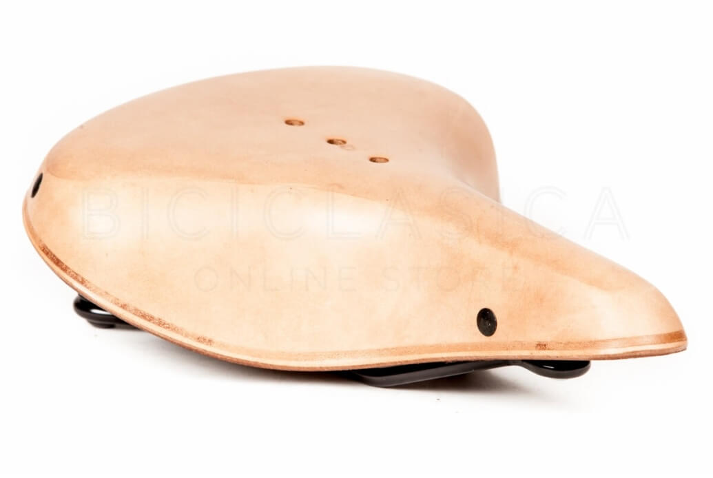 Leather Saddle Lepper Concorde 800 Man Natural | Saddles | Biciclasica.com