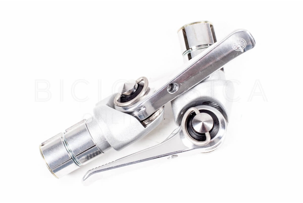 Silver Shifter Bar End Shifter Levers for Road Bikes Biciclasica