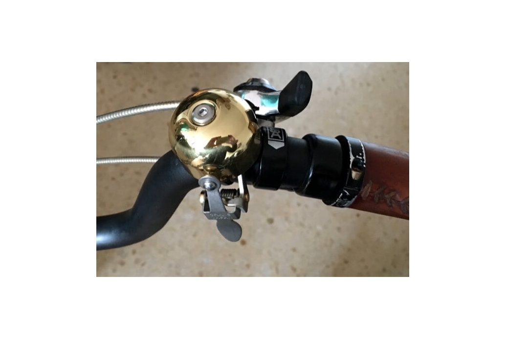 Cloche de grue japonaise E-NE chromée et plaquée argent