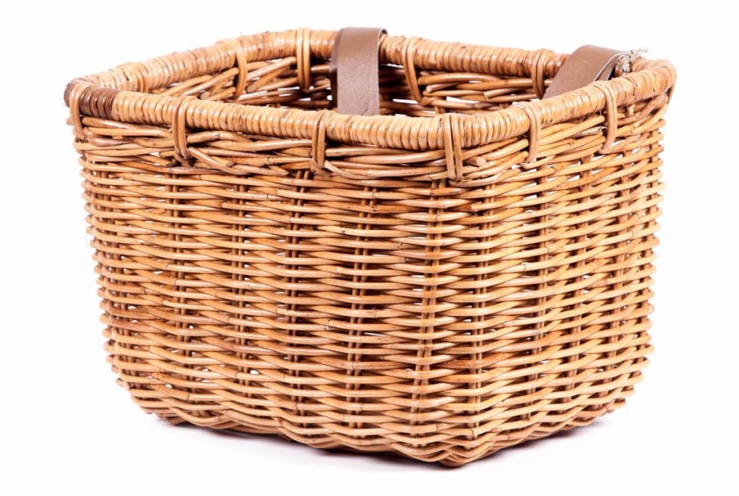 Wicker basket for bicycle | Biciclasica.com