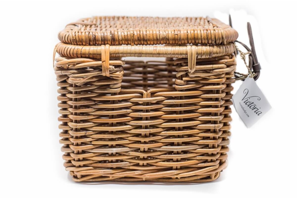 Victoria Quadratischer Weidenkorb mit Deckel | Zubehör | Körbe ...
